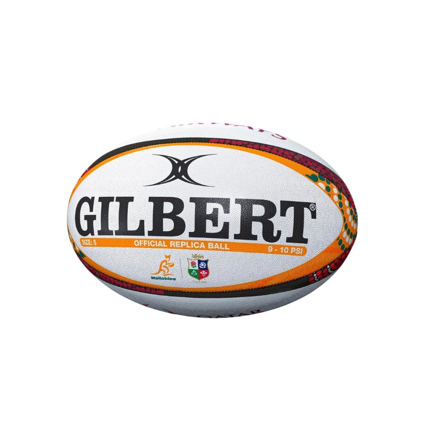 Ballon Rugby Replica Lions Britanniques - Gilbert
