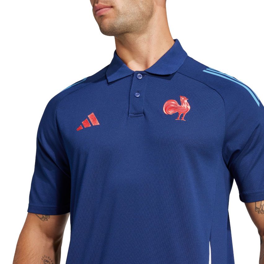 Polo Rugby France 2024/2025 - Adidas | boutique-rugby.com