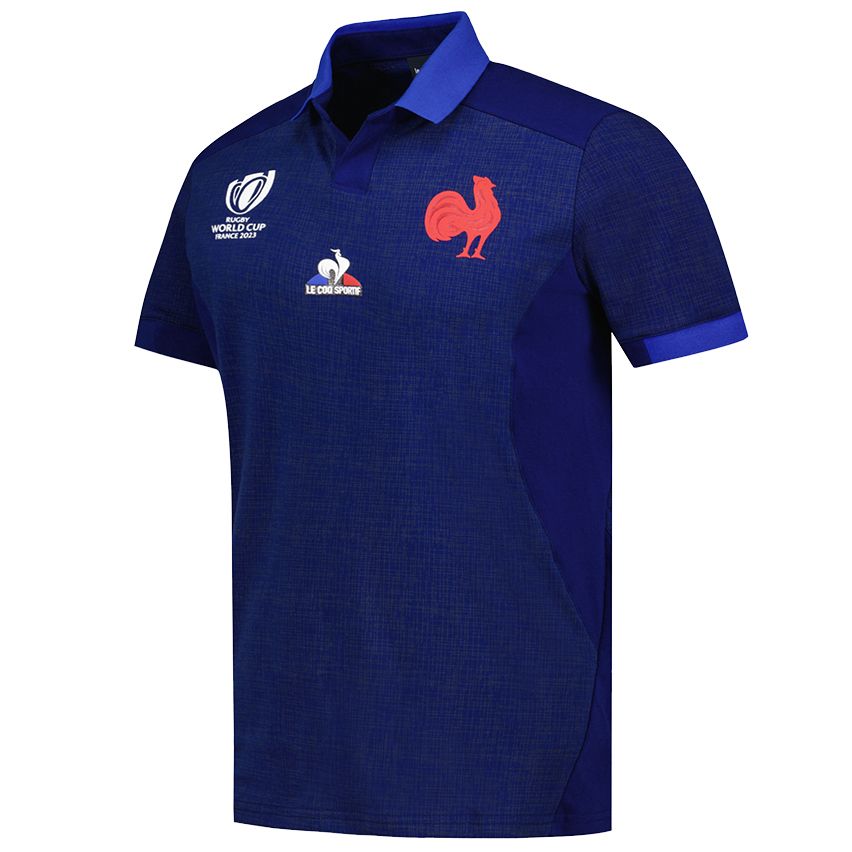 Achetez le Maillot Rugby France Supporteur Coupe du Monde 2023 en Coton ...