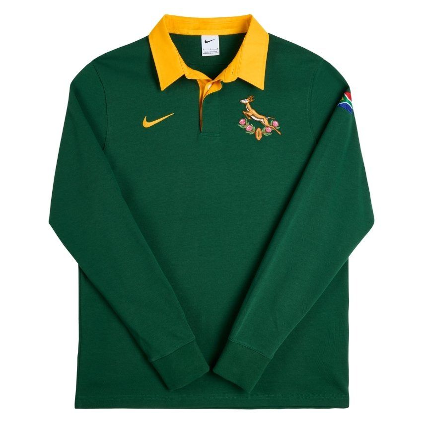 Polo Rugby Manches Longues Homme - Afrique du Sud | Nike