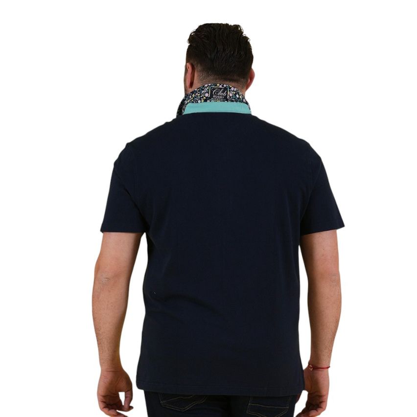 Polo color-block Rugby Club bleu marine - Ruckfield | boutique-rugby.com