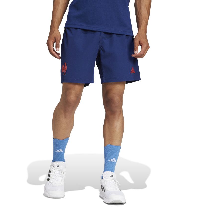 Short Rugby France Exterieur 2024/2025 - Adidas | boutique-rugby.com