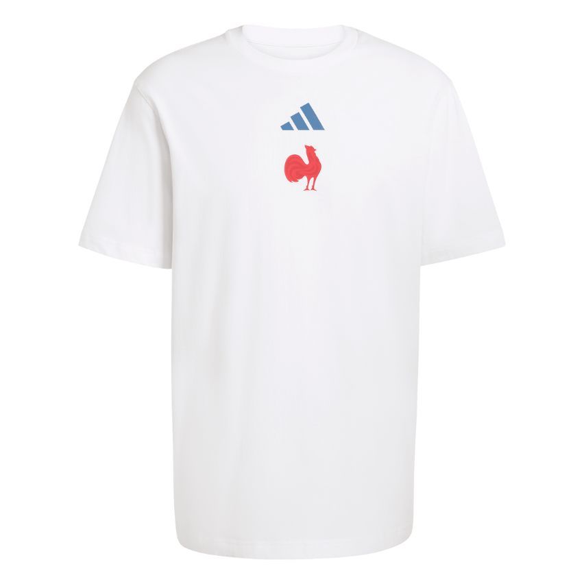 Tee-Shirt Rugby FFR Blanc 2025/2026 | Adidas