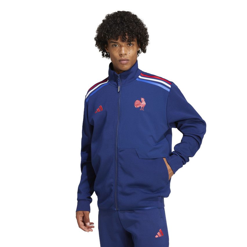 Veste Rugby Anthem France 2024/2025 - Adidas| boutique-rugby.com