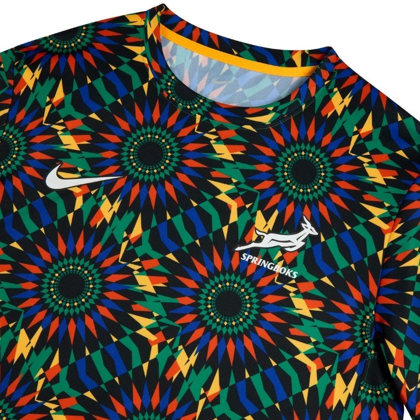 Maillot Pré-Match Rugby Homme - Afrique du Sud 2025/2026 | Nike
